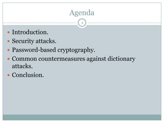 Password based cryptography | PPTX