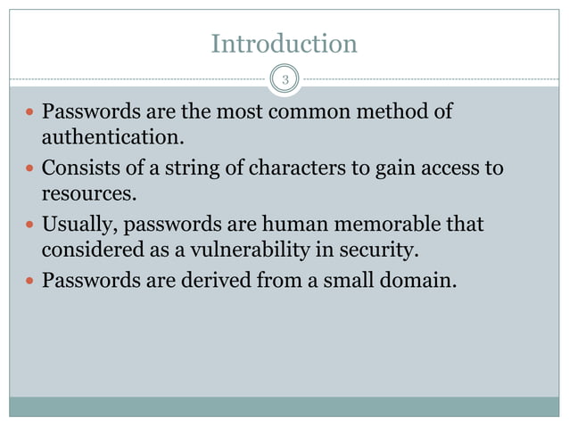 Password based cryptography | PPTX | Information and Network Security | Computing