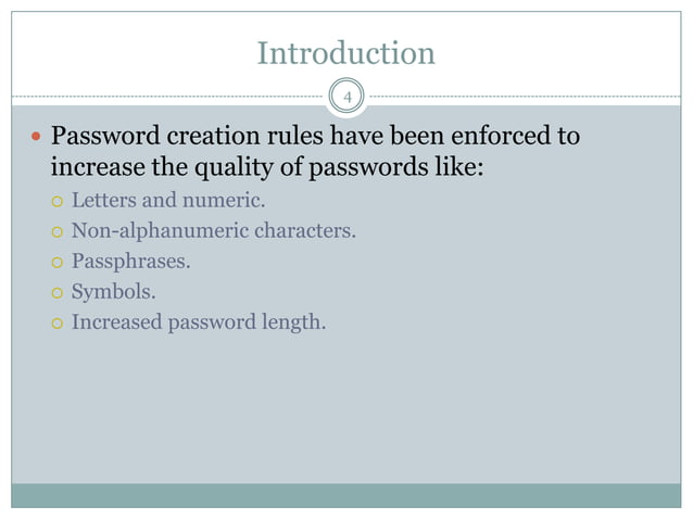 Password based cryptography | PPTX | Information and Network Security | Computing