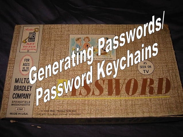 Password Keychains | PPT