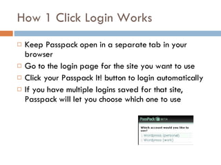 Password Management Made Easy | PPT