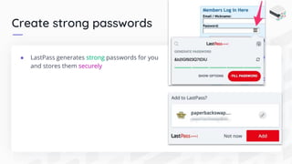 Password Managers - Lastpass | PPTX