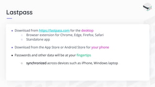 Password Managers - Lastpass | PPTX