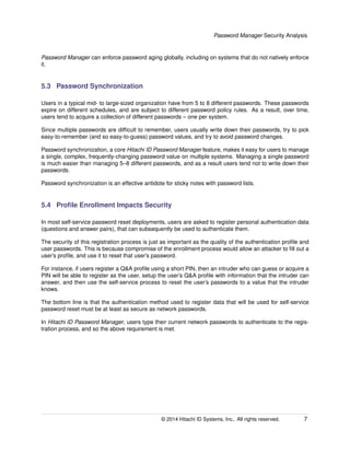 Hitachi ID Password Manager Security Analysis | PDF