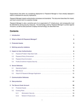 Hitachi ID Password Manager Security Analysis | PDF
