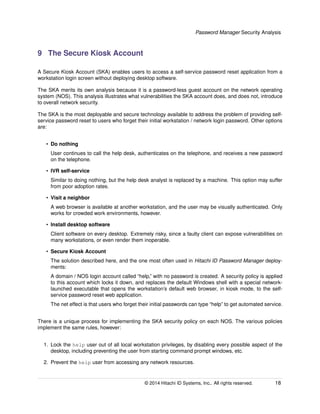 Hitachi ID Password Manager Security Analysis | PDF