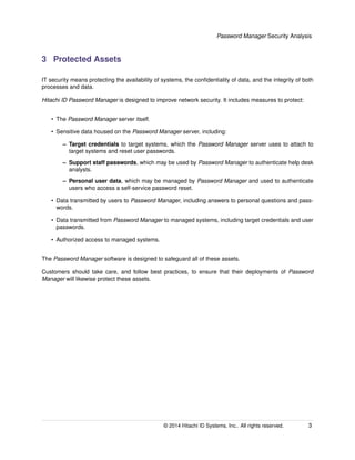 Hitachi ID Password Manager Security Analysis | PDF