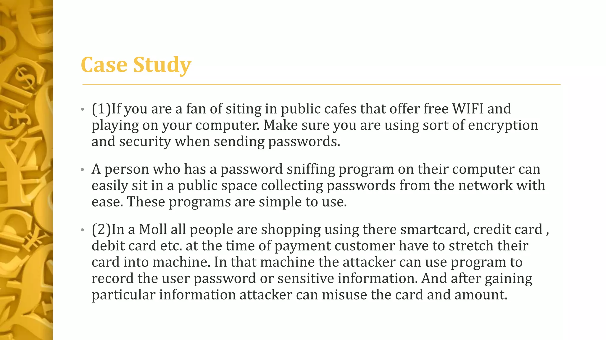 Password sniffing | PPTX