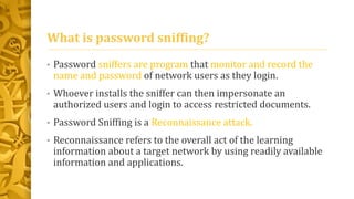 Password sniffing | PPTX