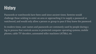 Password - Strong and Memorable Passwords | PPT