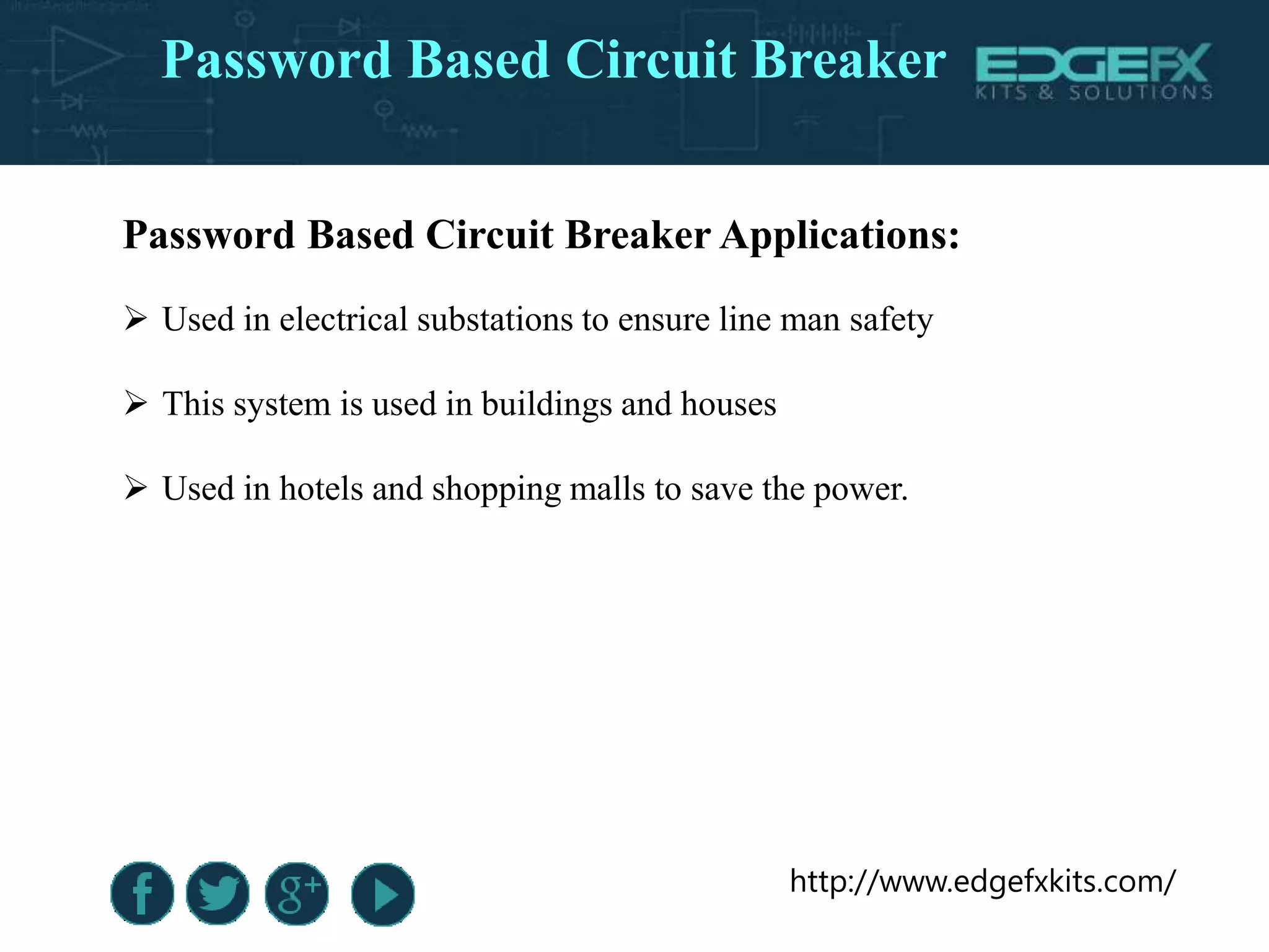 Password Based Circuit Breaker | PPTX