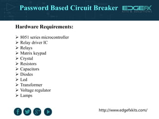 Password Based Circuit Breaker | PPTX