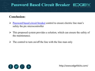 Password Based Circuit Breaker | PPTX