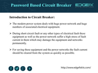 Password Based Circuit Breaker | PPTX