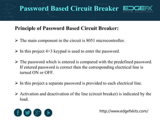 Password Based Circuit Breaker | PPT