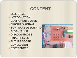 Password based door locking system | PPTX
