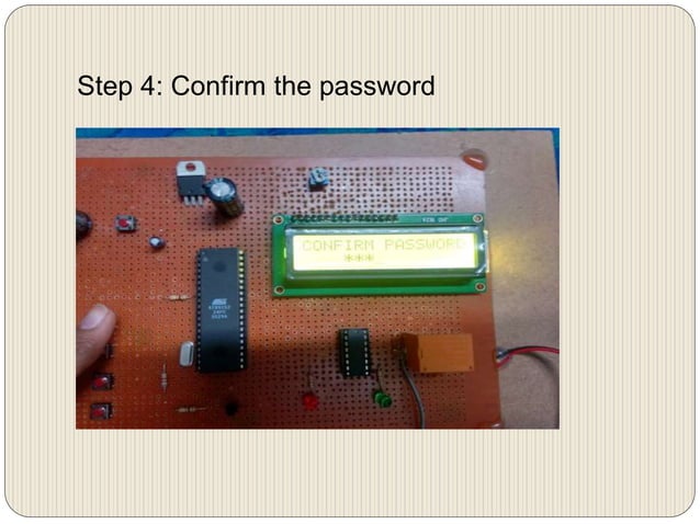 Password based door locking system | PPTX