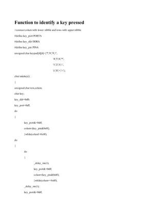 Password based door locksystem | DOCX