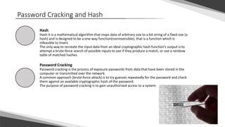Password cracking | PPTX