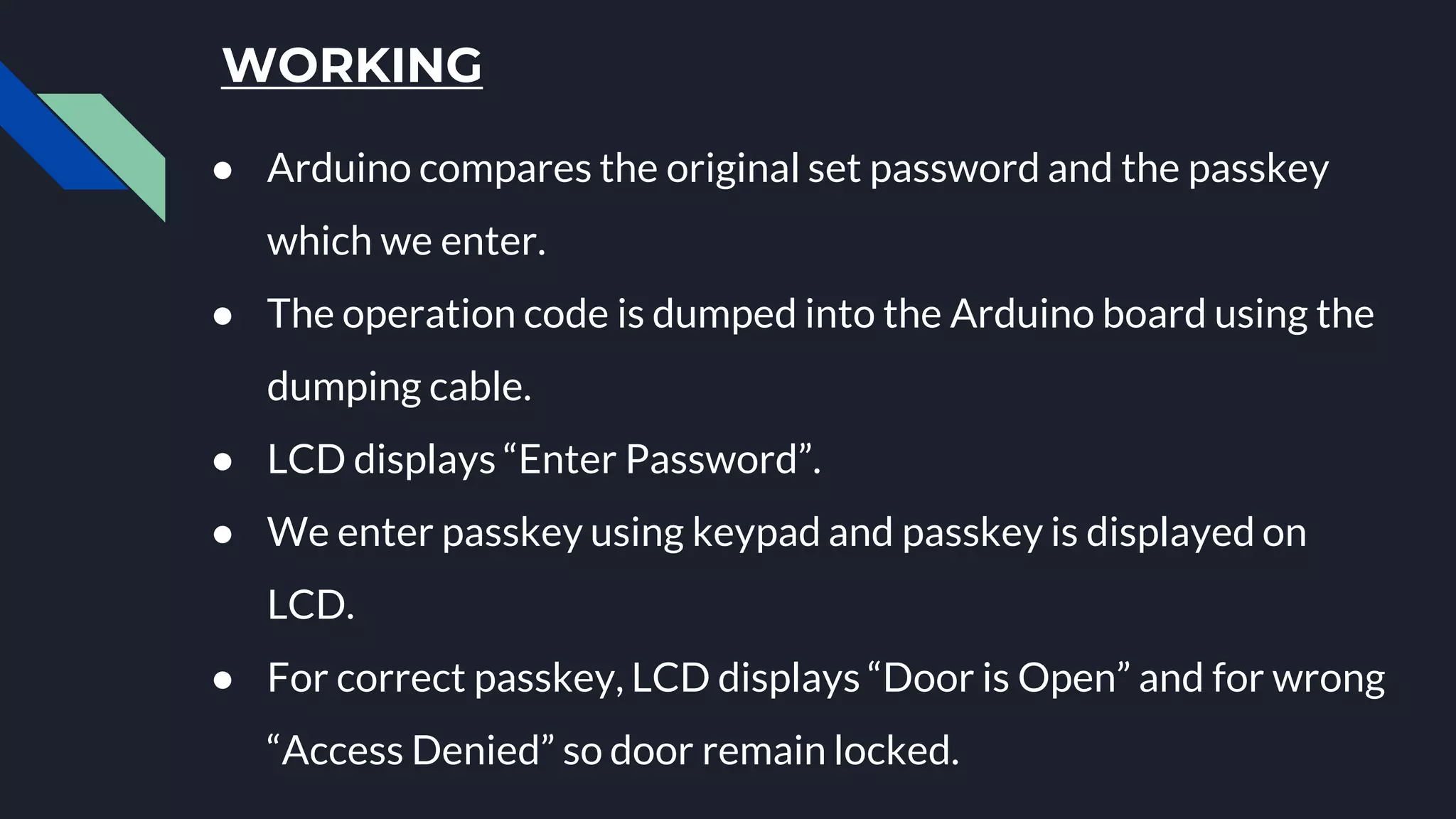 PASSWORD DOOR LOCK SYSTEM.pptx