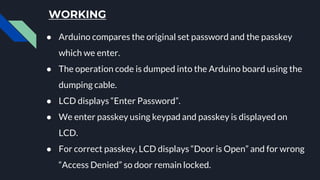 PASSWORD DOOR LOCK SYSTEM.pptx