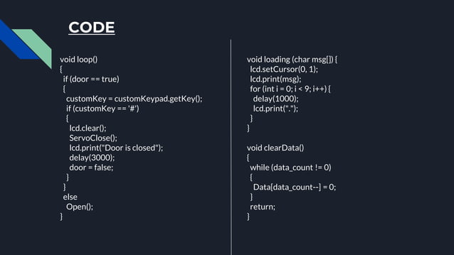 PASSWORD DOOR LOCK SYSTEM.pptx