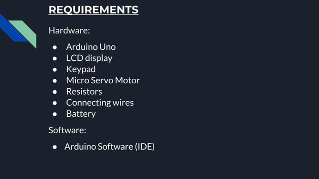 PASSWORD DOOR LOCK SYSTEM.pptx