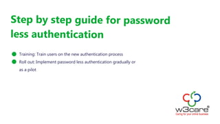 2024 Passwordless Authentication-Step by Step guide | PPT