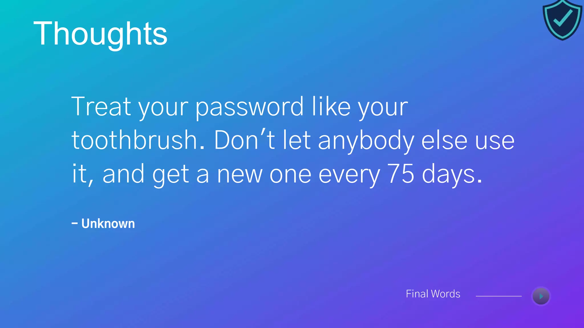 Future of password less Authentication | PPTX