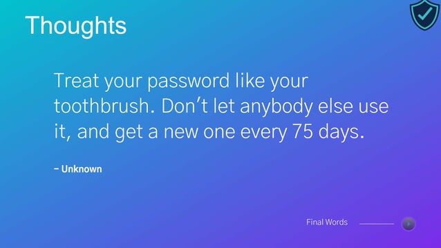 Future of password less Authentication | PPTX Future of password less Authentication | PPTX