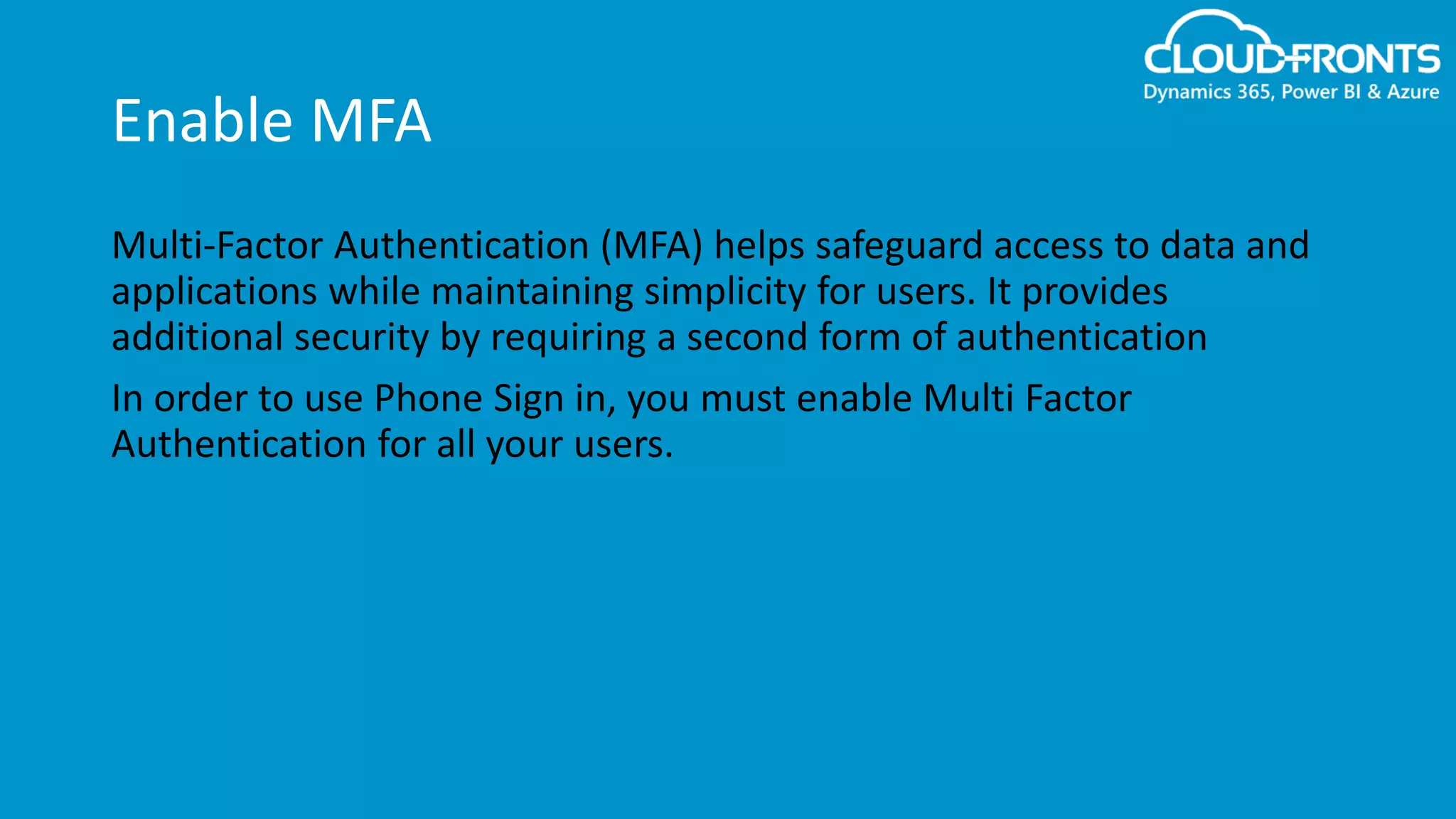 Password Less Auth Using Azure Ad Ppt