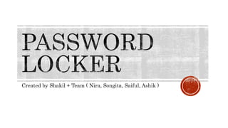 Password locker | PPTX