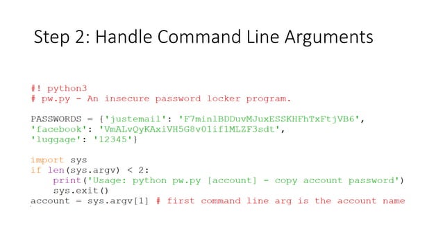 Password locker project | PPTX