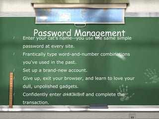 Password Management | PPT