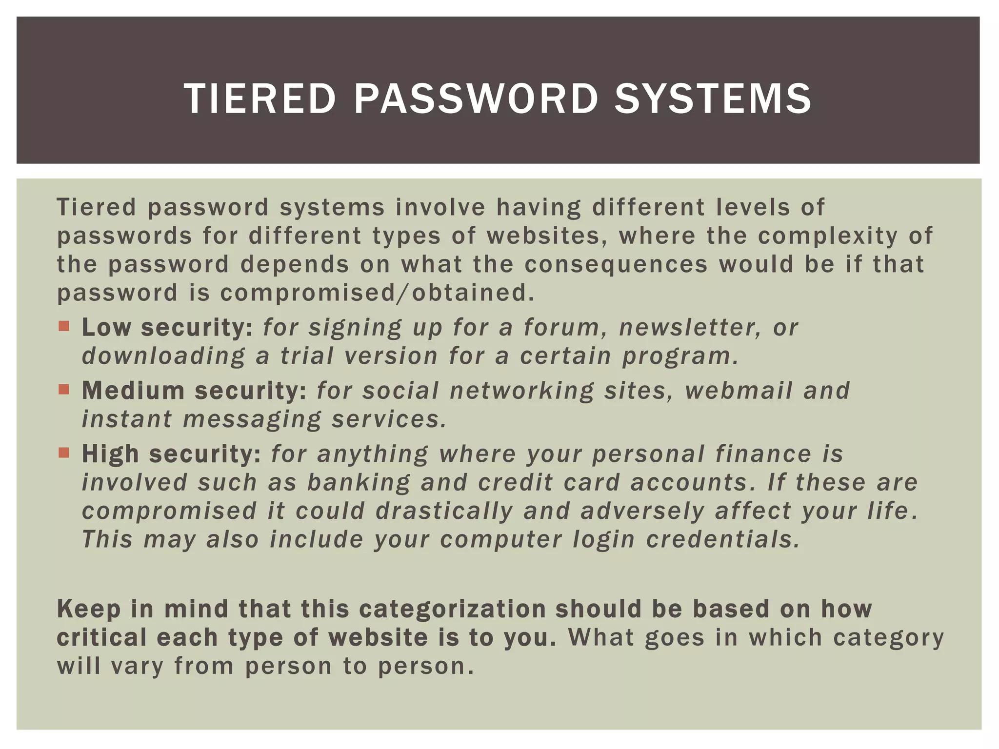 Password management | PPTX