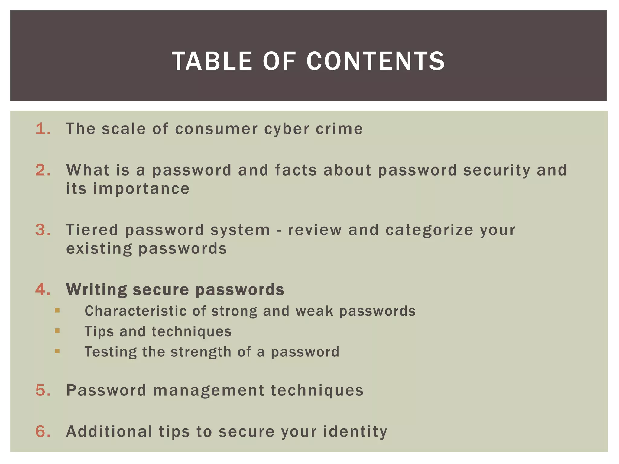 Password management | PPTX