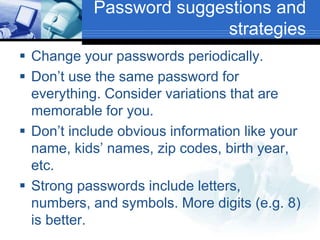 Password management | PPTX
