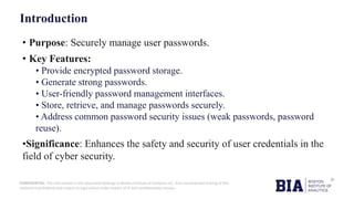 Building a Secure Password Management System: Implementing Robust ...