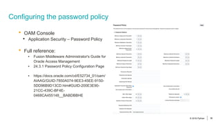 Password Policies in Oracle Access Manager. How to improve user ...