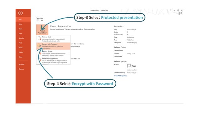 Password Protected Document Ppt