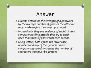 Password Protection | PPT