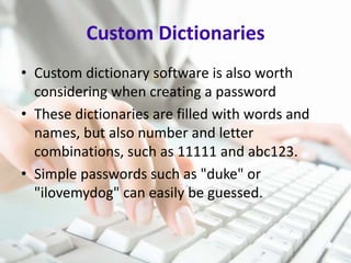 Password protection | PPTX