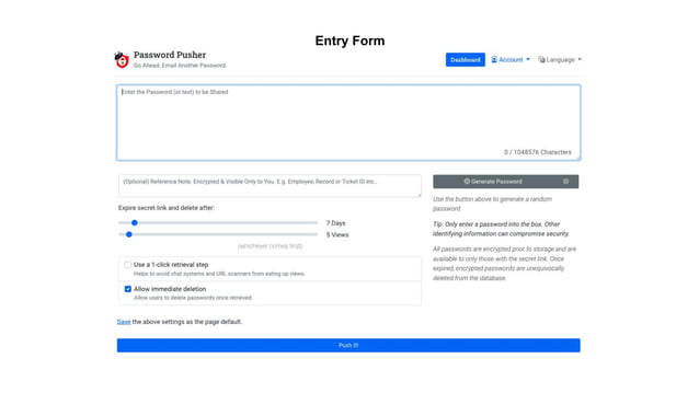 Password Pusher Media Resources | PPT
