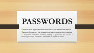 PASSWORDS Management - Presentation.pptx