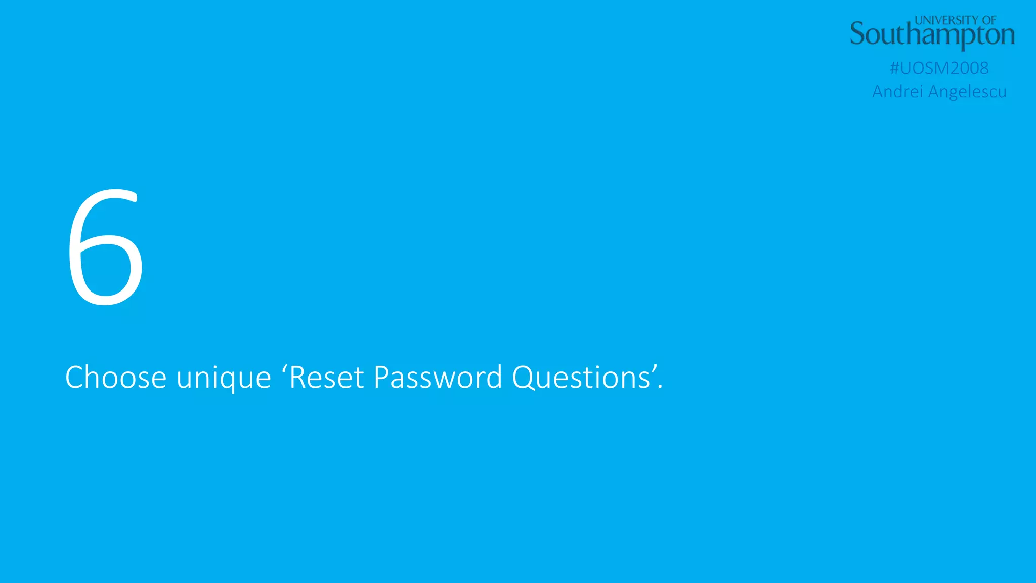 Passwords protection | PPT