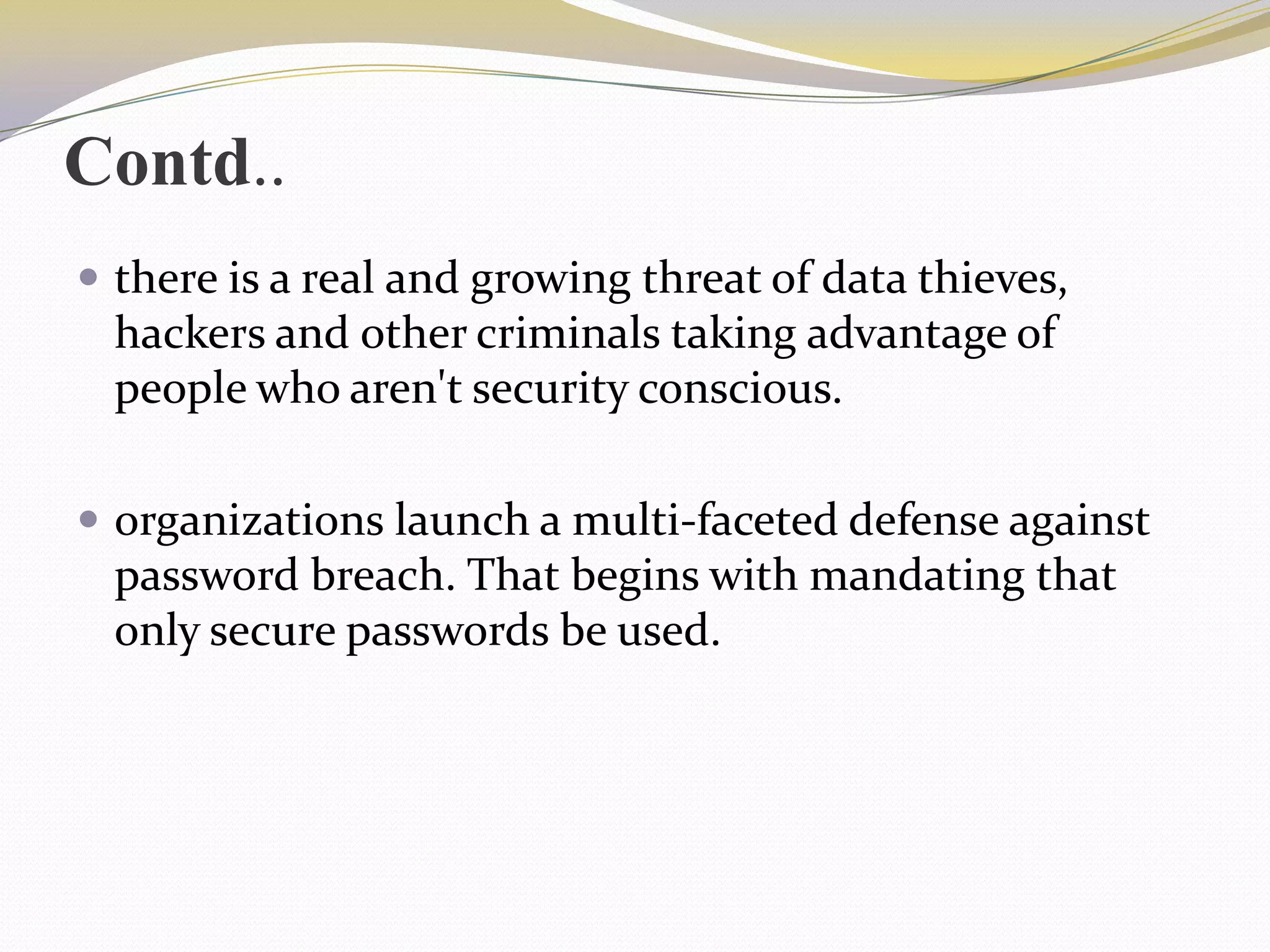 Password strength svm | PPTX