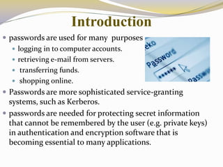 Password strength svm | PPTX