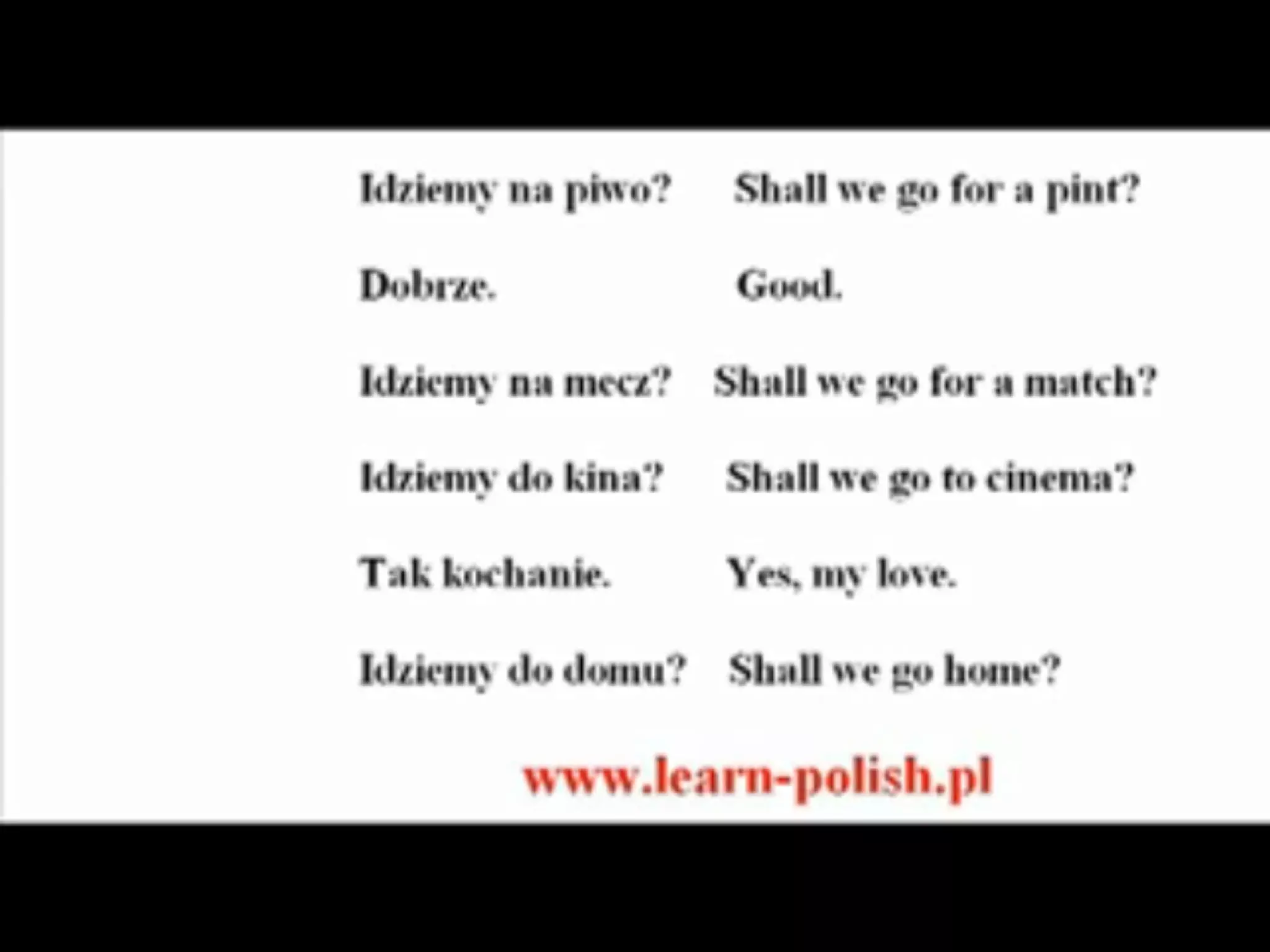 Polish grammar - "to go" | PPT