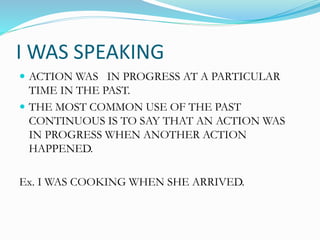 Past Continuous | PPTX