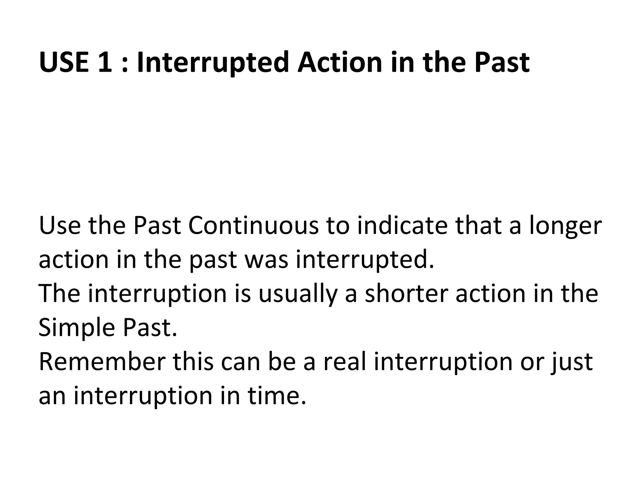 Past continuous tense | PPT